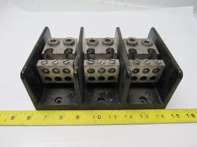 Gould 500MCM Wire Distribution Terminal Block 2 Line 3 Load | Bullseye ...