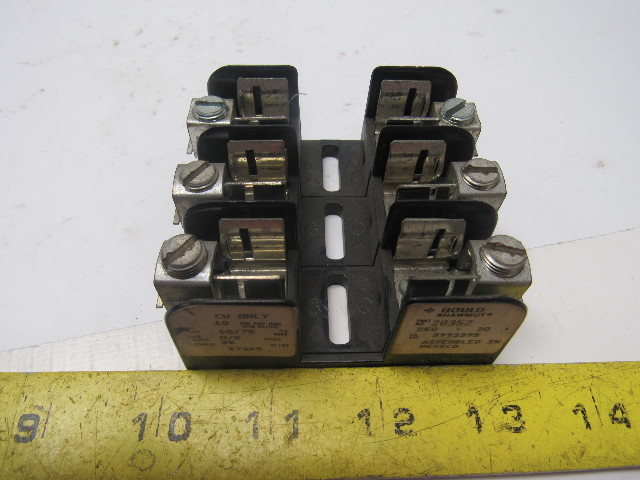 Gould Shawmut 20355 Class H/K Fuse Block 250V-30A Single Pole Lot Of 11 ...