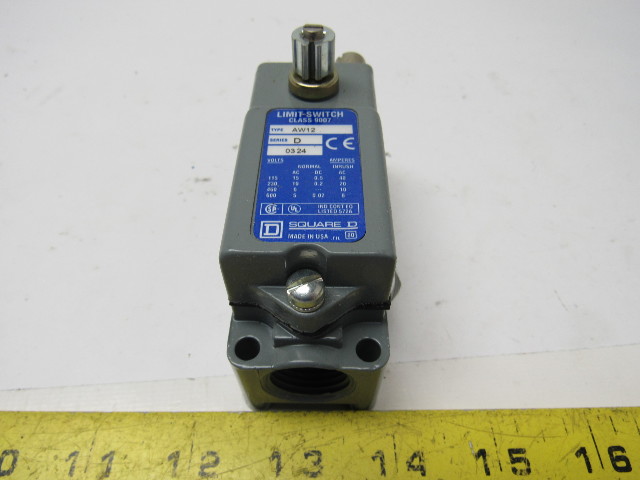 Square D 9007AW12 Ser. D Positioning/Limit Switch Arm Type | Bullseye ...