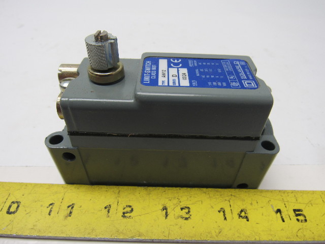 Square D 9007AW12 Ser. D Positioning/Limit Switch Arm Type | Bullseye ...