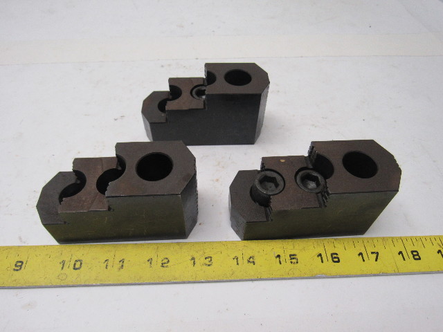 Dillion KW8-1RJ 1.5MM x 60° & 3.0MM x 60° Serrated 2 Step Lathe Jaws ...