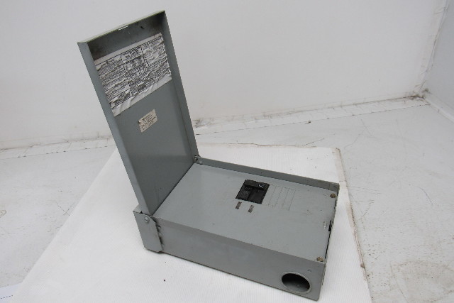 GE General Electric TL412R2 100-Amp 6-Space Outdoor Main Breaker Load ...