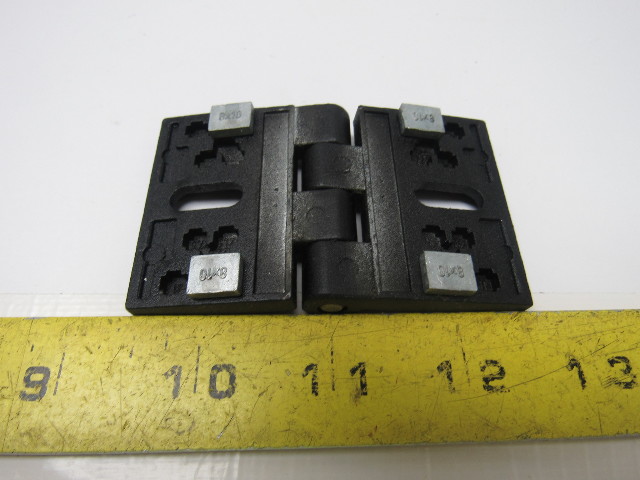 T slot Aluminum Extrusion 50mm Wide Hinges Fits 10mm Slots Lot of 2 ...