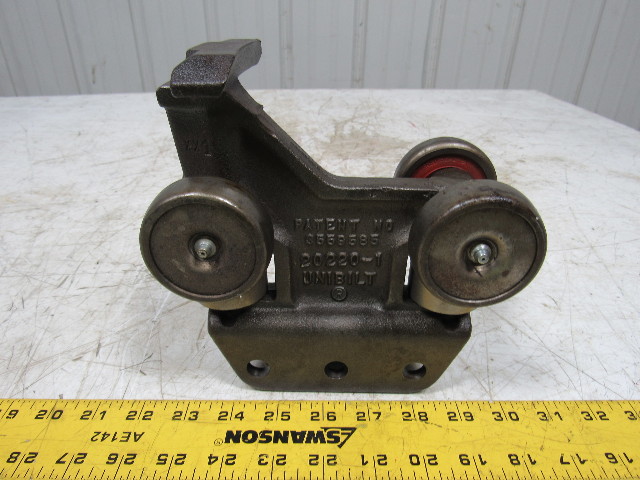 UNIBILT 20220-1 Conveyor Trolley Skate W/ Webb Red Seal Wheels NOS! Lot ...