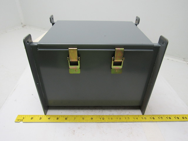 HOFFMAN F-88L12 Hinged Lay-In Wireway 12"x8"x8" Nema 12 Grey NOS Lot/1 ...