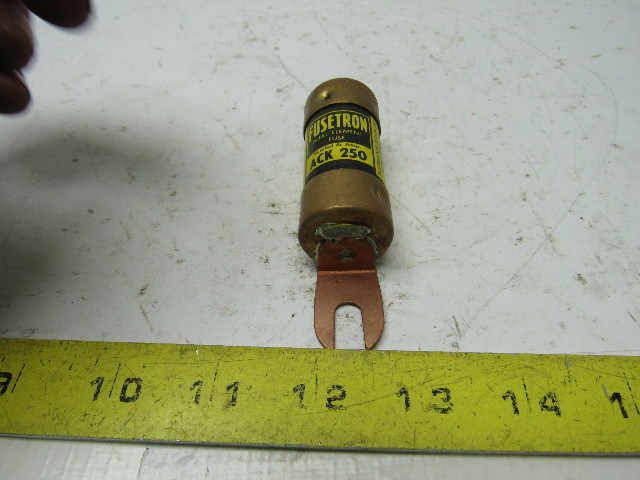 Fusetron ACK250 250 Amp 48VDC Stud Mount Time Delay Fuse | Bullseye ...
