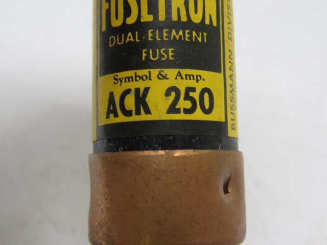 Fusetron ACK250 250 Amp 48VDC Stud Mount Time Delay Fuse | Bullseye ...