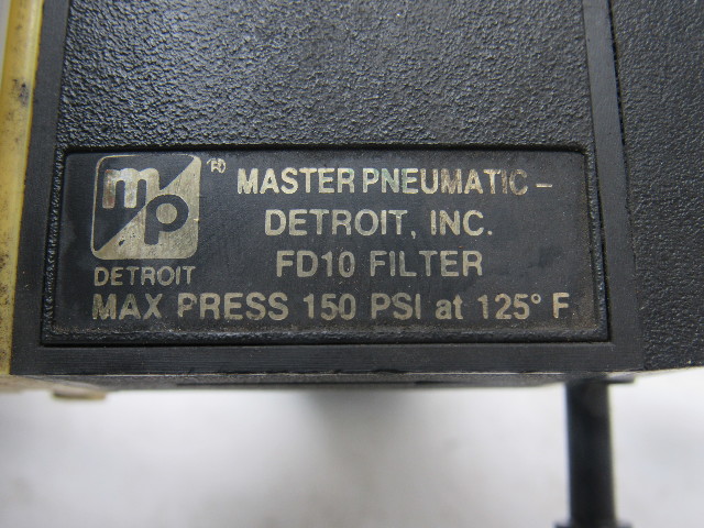 Master Pneumatic FD10 Sentry Modular Filter 2-Ounce Bowl W/V10 Shut Off ...