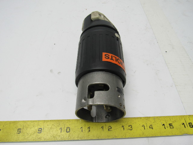 Hubbell CS8165C Twist Lock 50 Amp 480 V 3 Phase Male Plug Body 3P 4 ...