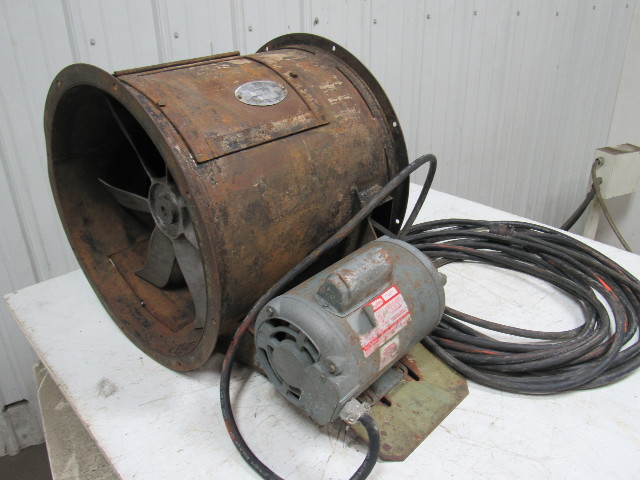 AEROVENT 7BDD 16" Tube Axial Cooling Fan 115/230 1 Ph 1140 RPM Aprox 50 ...