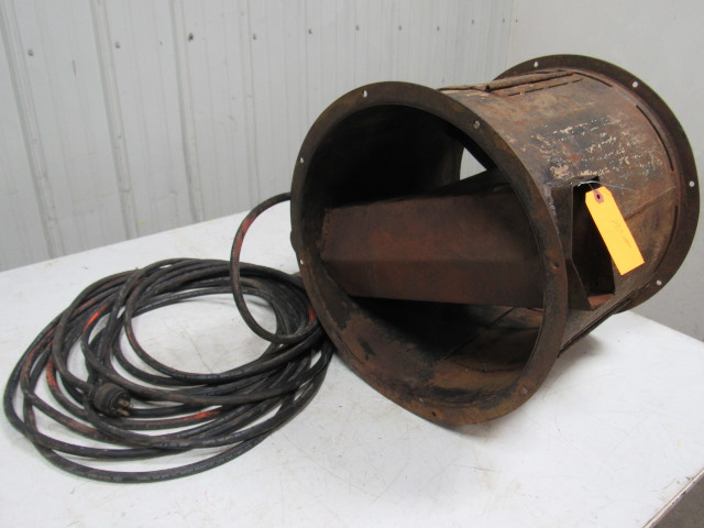 AEROVENT 7BDD 16" Tube Axial Cooling Fan 115/230 1 Ph 1140 RPM Aprox 50 ...