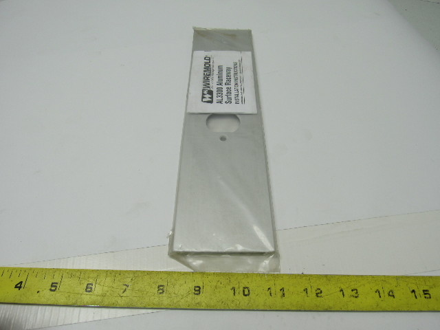 Wiremold ALA-DR Isoduct Aluminum Raceway Duplex Receptacle Cover Plate ...