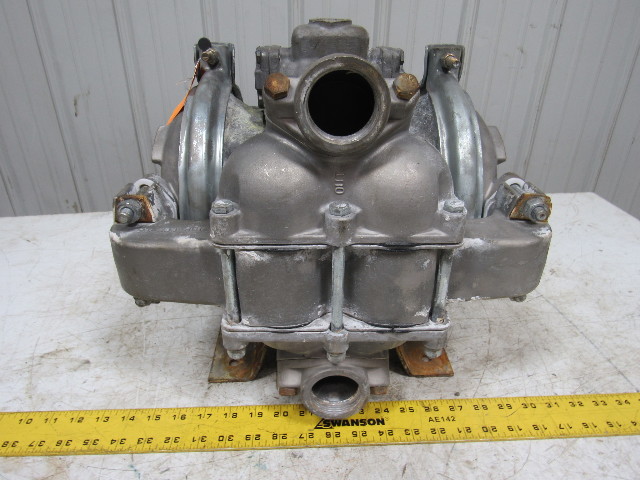SANDPIPER SB1-1/2 SGN-6-SS Air Operated Dual Diaphragm Pump Alum.& S.S ...
