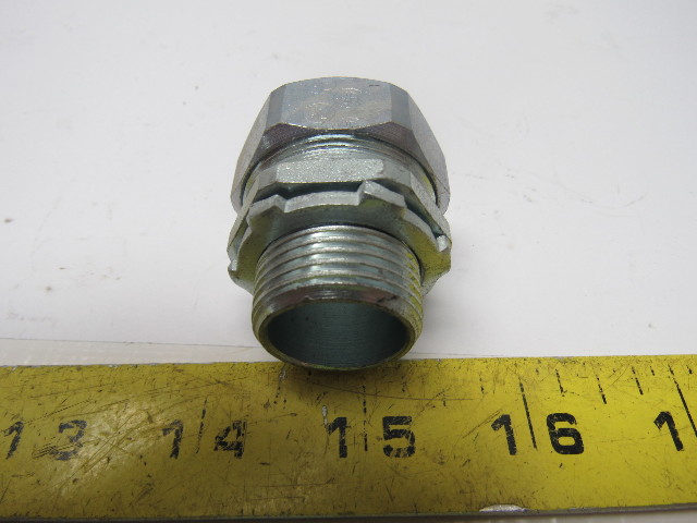 Appleton ST-75 3/4" Liquid Tight Straight Connector Steel Lot of 19 ...