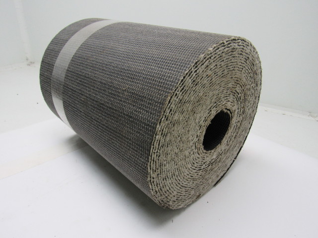 1 Ply Black Interwoven Polyester Brushed Conveyor Belt 48' X 13-1/8" X ...