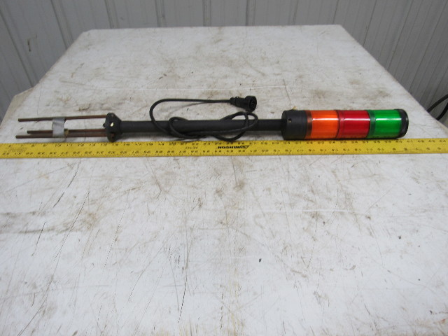 Cutler Hammer E26YED15V4 Dual Flashing Stack Light 120V Red Amber Green ...