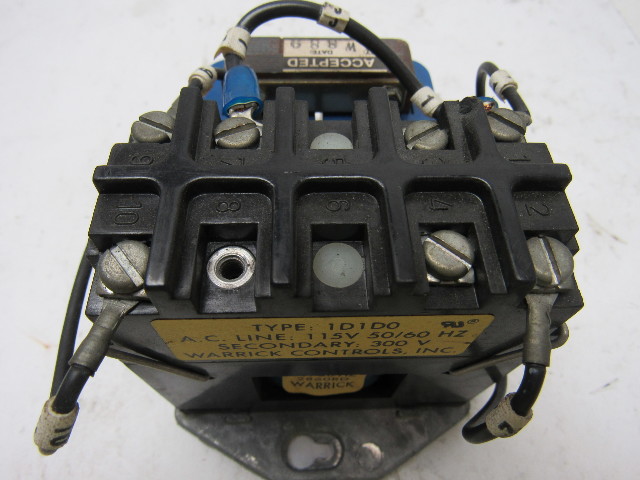 Warrick 1D1D0 Electromechanical Control Primary 150v -300V Secondary 50 ...