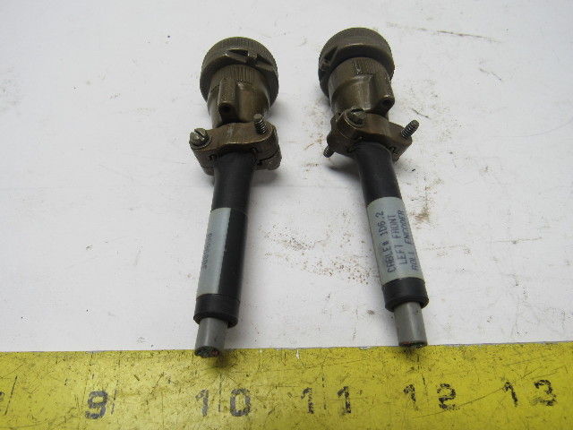 ITT Cannon MS3106E14S-6S ITT 6 Pin Circular Connector W/Bell Assembly ...