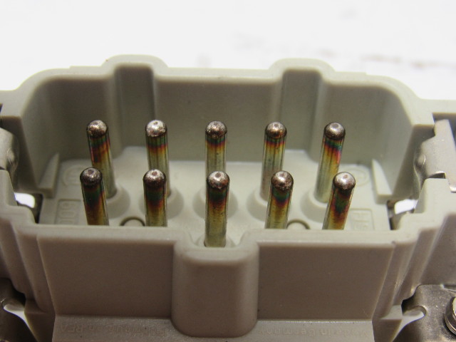 Harting HS12 10 Pin Male Connector 16A 400V | Bullseye Industrial Sales