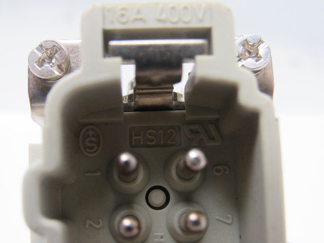 Harting HS12 10 Pin Male Connector 16A 400V | Bullseye Industrial Sales