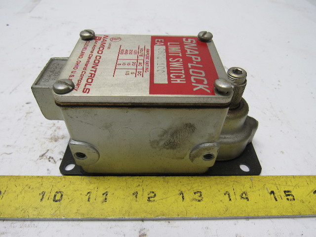 Namco EA 08011100 Snap-Lock Limit Switch New in Box | Bullseye ...