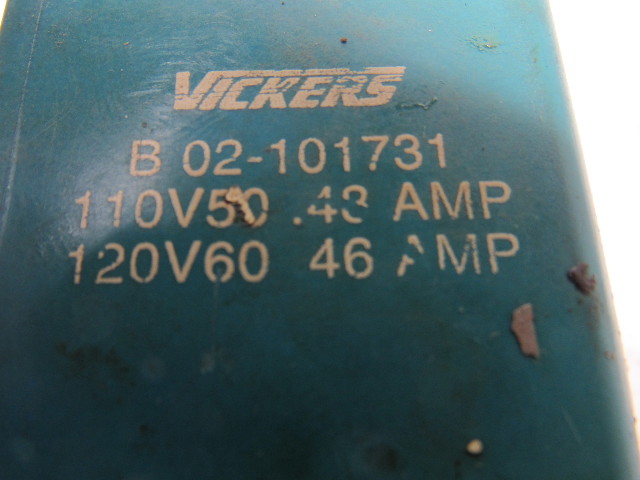 Vickers B02-101731 Hydraulic Valve Coil 120V60 110V50 | Bullseye ...