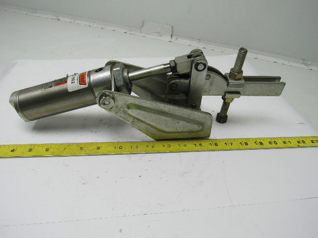 KNU-VISE AO-802 800lb Capacity Air Operated Hold Down Clamp Horizontal ...
