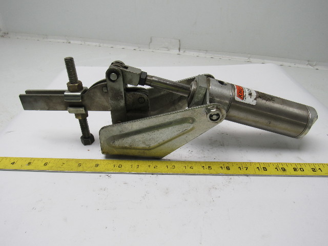 KNU-VISE AO-802 800lb Capacity Air Operated Hold Down Clamp Horizontal ...