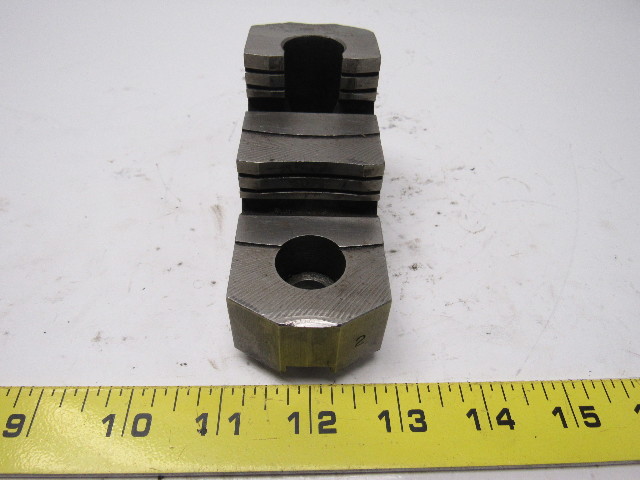 Lathe 3 Step Hard Chuck Top Jaws 4-3/8" X 2-3/8" X 1-3/4" Lot Of 3 ...