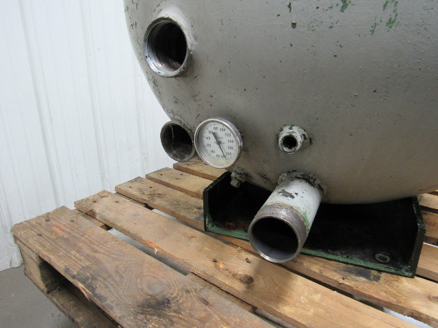 Spherical Steel Pressure Tank Vessel Est. 140 GAL. W/Base Mount 10' Cir ...