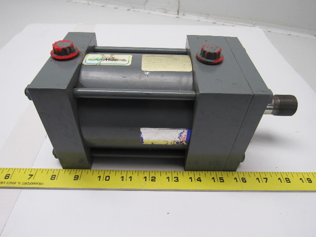 Miller Fluid Power J74R1N 4" Bore X 3" Stroke Pneumatic Cylinder ...