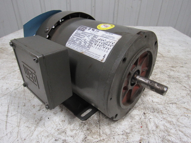 WEG 00156ES3EB56C 1-1/2" HP Electric Motor 3PH 208-230/460V 3440RPM ...