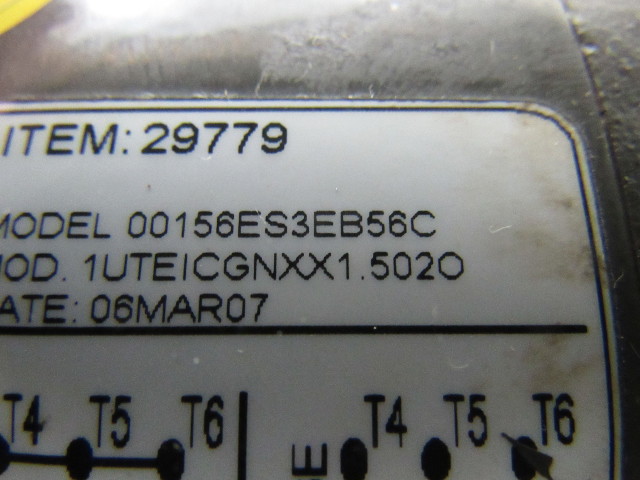 WEG 00156ES3EB56C 1-1/2" HP Electric Motor 3PH 208-230/460V 3440RPM ...