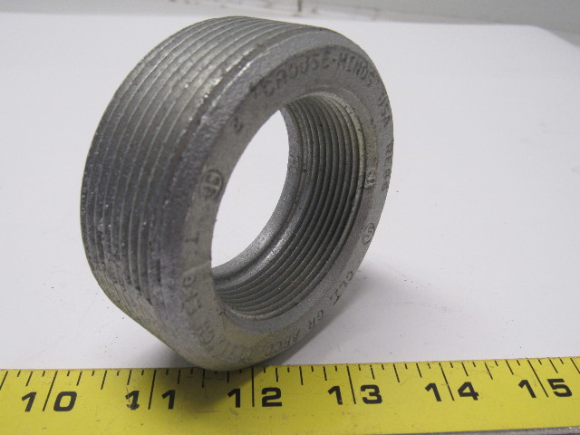 Crouse Hinds Co RE86 Conduit Hub Reducers 3" x 2" Lot of 2 | Bullseye ...