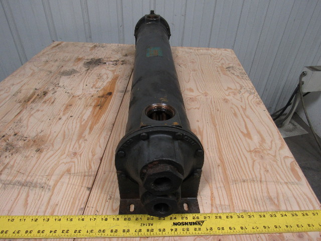 Young F-604-ER-2P Fixed Tube Bundle 2 Pass Heat Exchanger 150 psi Max ...