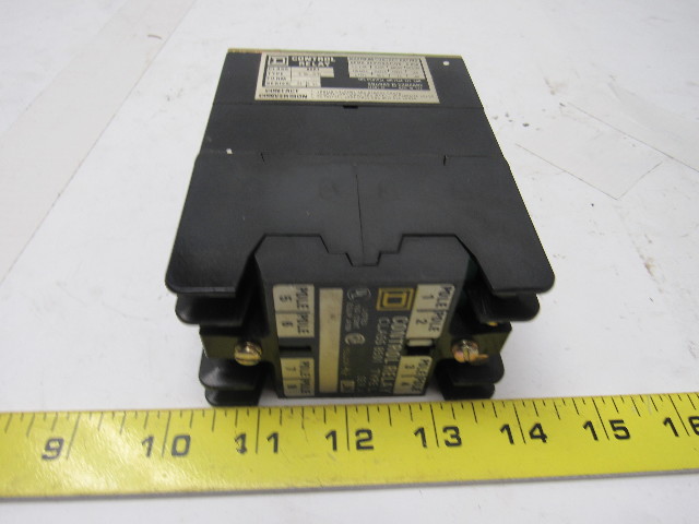 Square D Class 8501 Type L0-40 Ser. A Control Relay 110-120V 50/60HZ ...