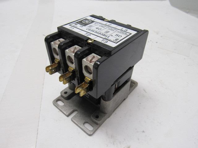 G.E. CR353AD3BA1 Definite Purpose Contactor 120V 40A 3 Poles | Bullseye ...