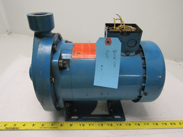 Goulds 1MC1D5C4CB MCC 1"X1-1/4"-6" Centrifugal Pump 3/4 Hp. 208-460V ...