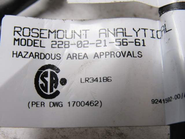 Rosemount Analytical 228-02-21-56-61 Toroidal Conductivity Sensor 3/4 ...