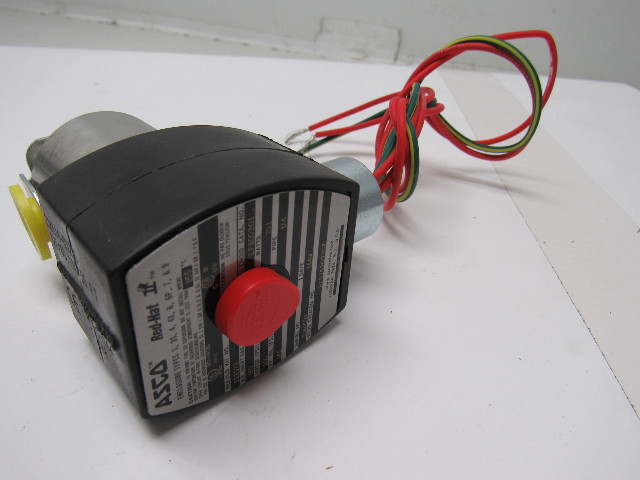Asco EF8262G220Z 1/4" Red Hat Explosion Proof SS Solenoid Valve 110 ...