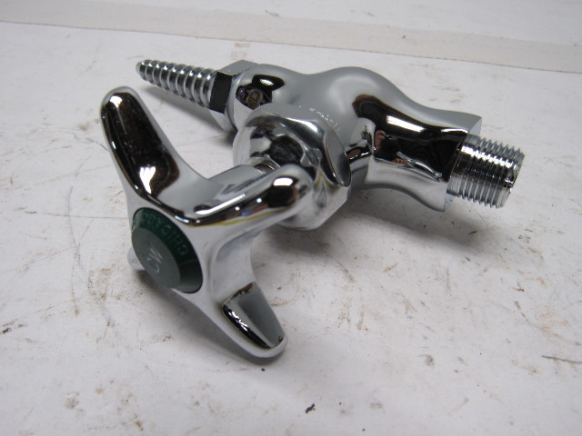 Chicago Faucets 937-CP Laboratory Water Valve Nozzle 3/8" - 18 NPT Male ...