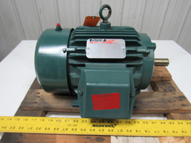 RELIANCE P18G7403R 5 HP AC Motor 1750RPM L184T 230/460V TEFC 1-1/8"Dia ...