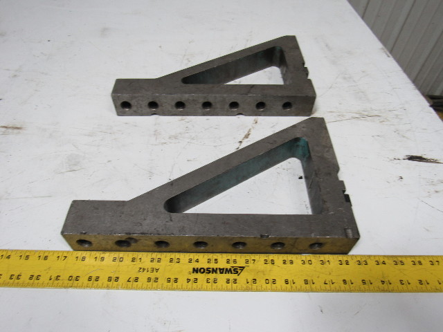 15"x9"x2" Keyed 90° Angle Block Machinist Set Up Fixture Set of 2 ...