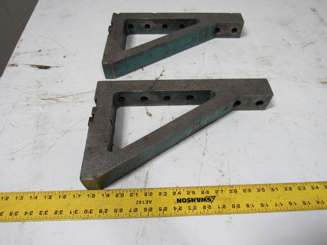 15"x9"x2" Keyed 90° Angle Block Machinist Set Up Fixture Set of 2 ...