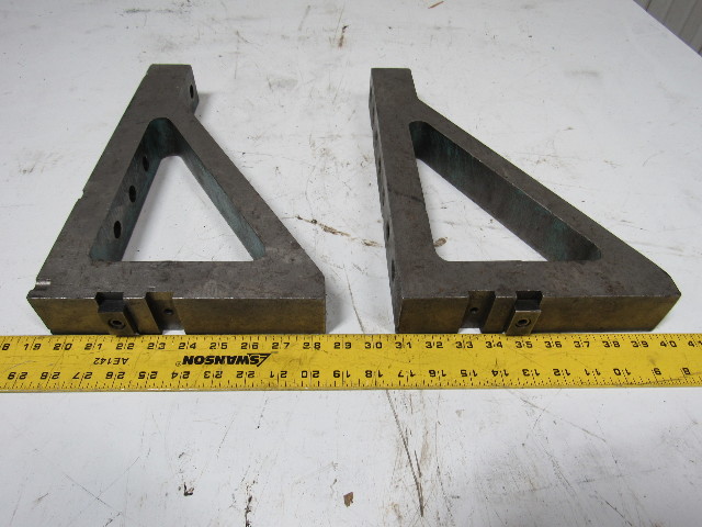 15"x9"x2" Keyed 90° Angle Block Machinist Set Up Fixture Set of 2 ...