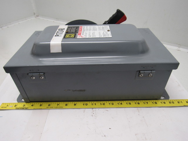 Square D HU362AWK 60A 600V Single Throw Disconnect Safety Switch ...