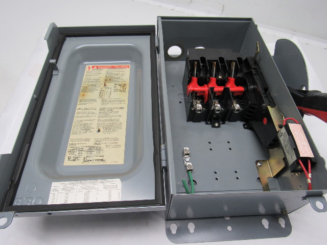 Square D HU362AWK 60A 600V Single Throw Disconnect Safety Switch ...