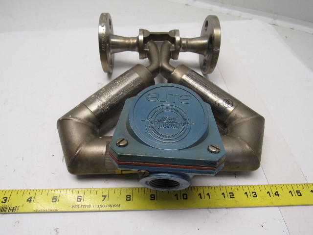Micro Motion CMF025M313NU Elite 1/2" Mass Flow Sensor 9-Wire Flange ...