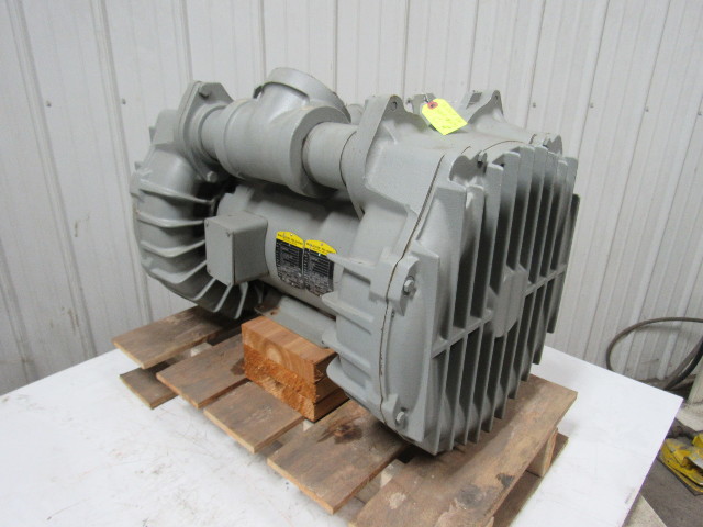 BALDOR & GAST? 18 HP Regenerative Blower Fan Dual 50/60 Hz 12/18 HP ...