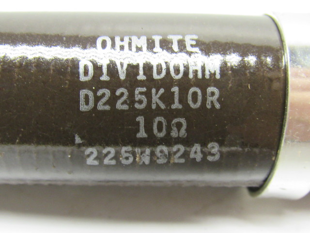 Ohmite D225K10R Vitreous Enameled Lug Resistors 225 Watt 10 Ohm O ...